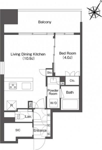 Unit details of Myria Residence Nihonbashi Ningyocho 3F - PLAZA HOMES